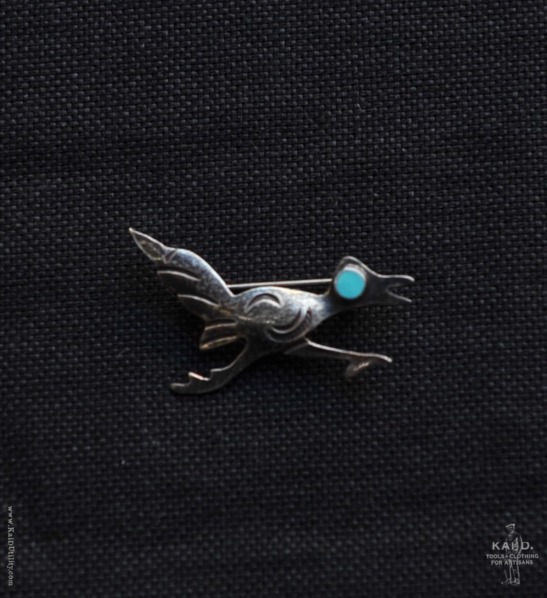 Kai D Utility — Sterling Silver Brooch - Road Runner II