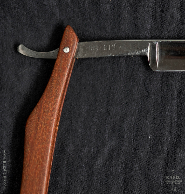 Kai D Utility — Restored Straight Razor - Silverking